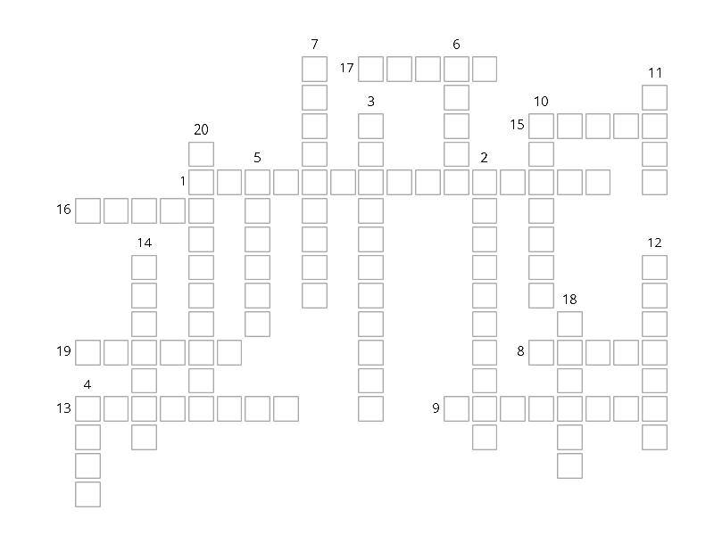 3f lesson - Crossword