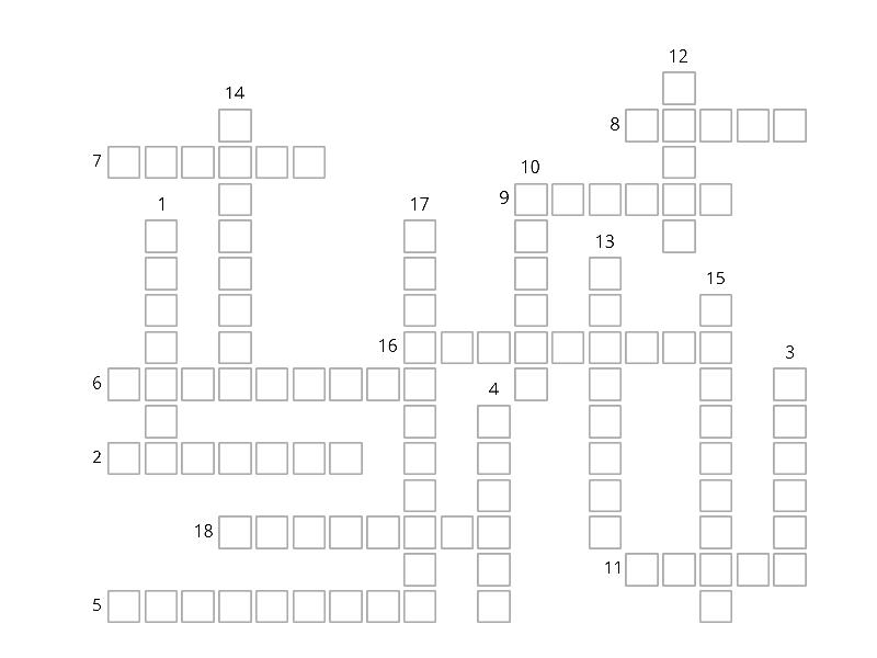 WORDWALL "LA FAMILIA II " - Crucigrama