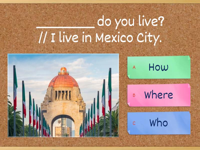 Unit 8 WH-questions - Quiz