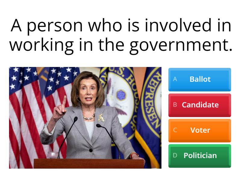 Voting Vocabulary - Quiz