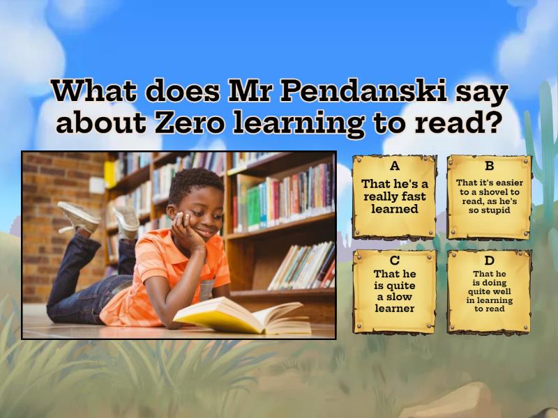 Holes Ch 30-31 - Quiz