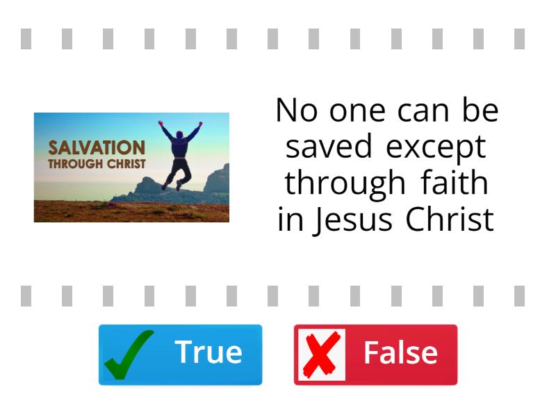 Lesson 20 Live Differently - Basic Truth: Is Jesus the Only Savior ...