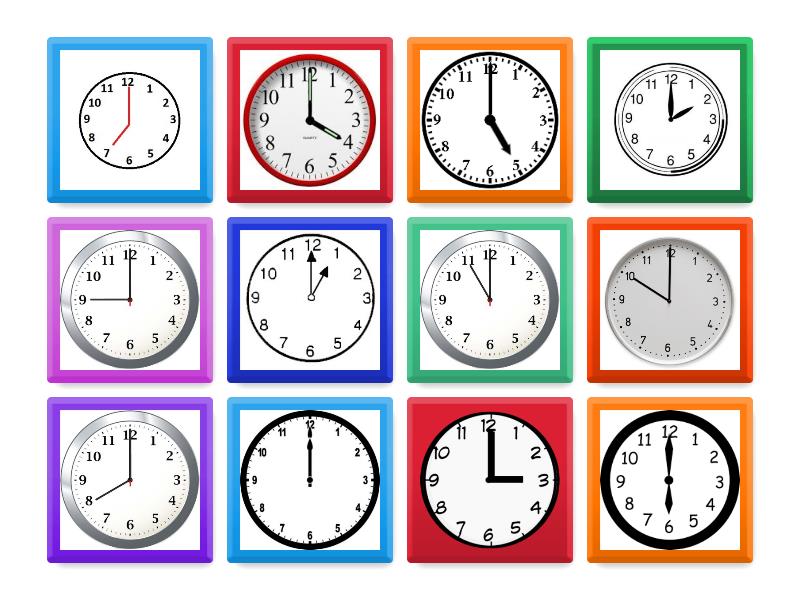 Clocks 00 (clocks) - Flip tiles