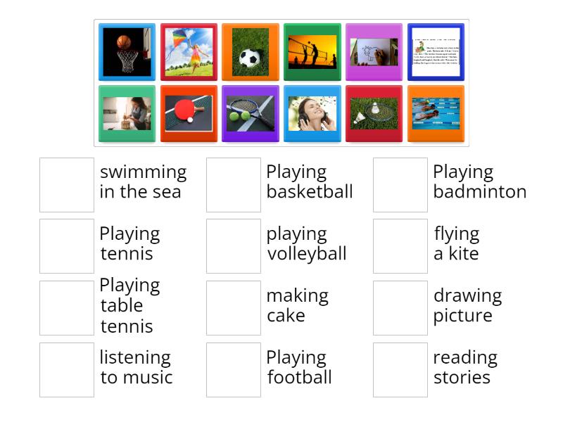 Unit 9 grade 2 - Match up