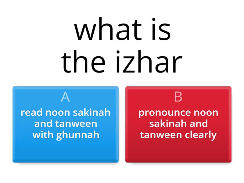 Izhar - Quiz