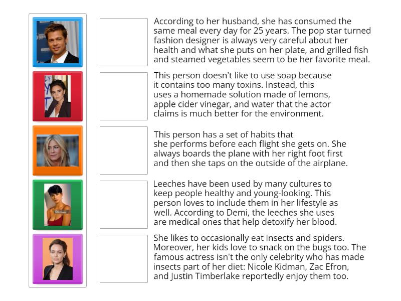 Celebrities and unusual lifestyles - Une las parejas