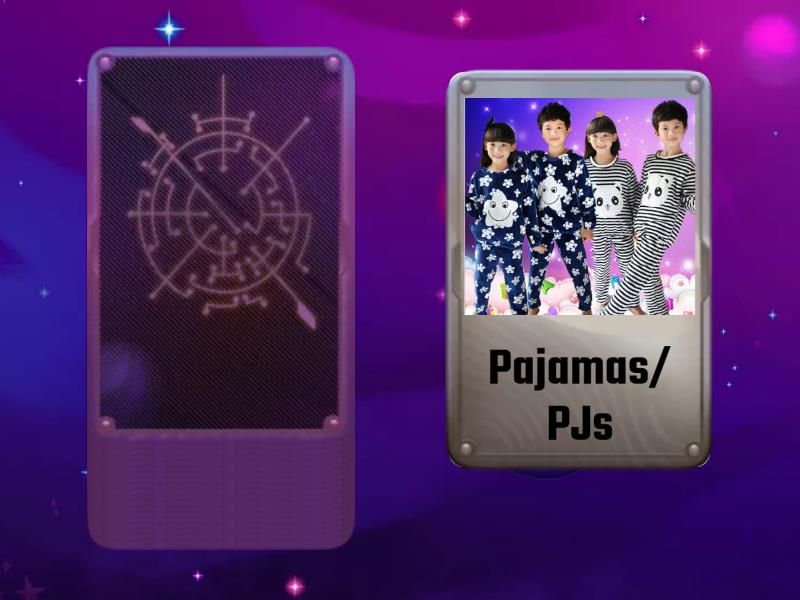 Lesson 1 - Sleep Objects Flashcards - Speaking cards