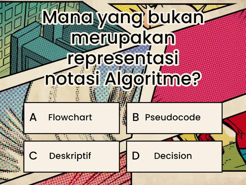 PENGENALAN ALGORITMA - Quiz