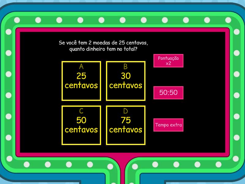 Quiz Matematica 2 Ano - Gameshow quiz