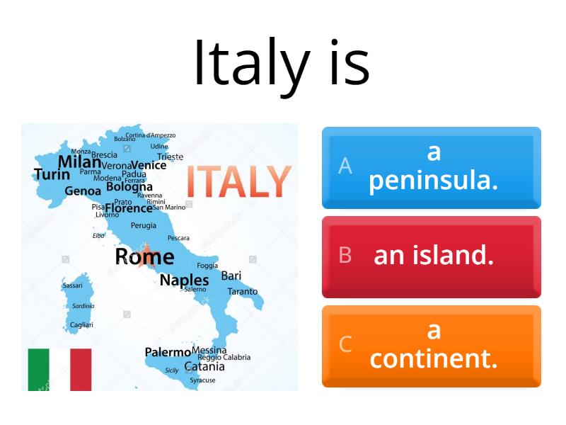 Italy Geography - Quiz