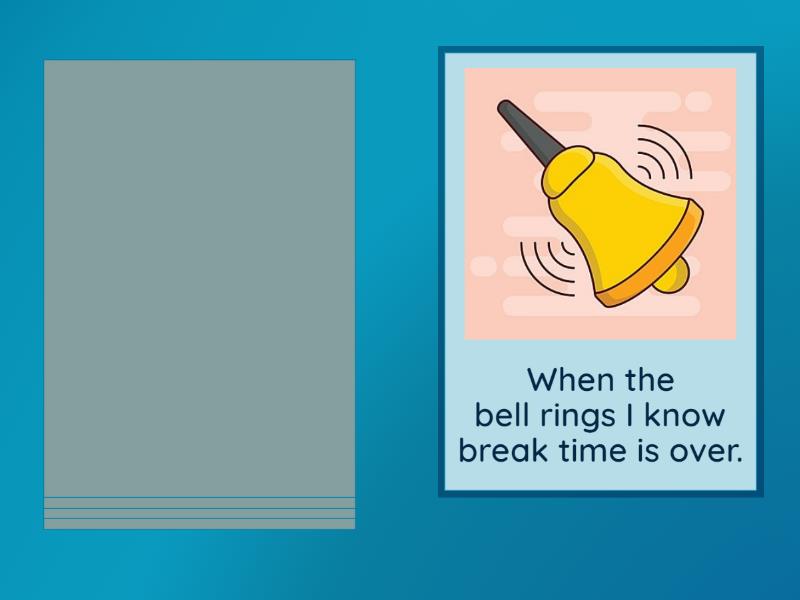 Chapter 4: Break time - Speaking cards