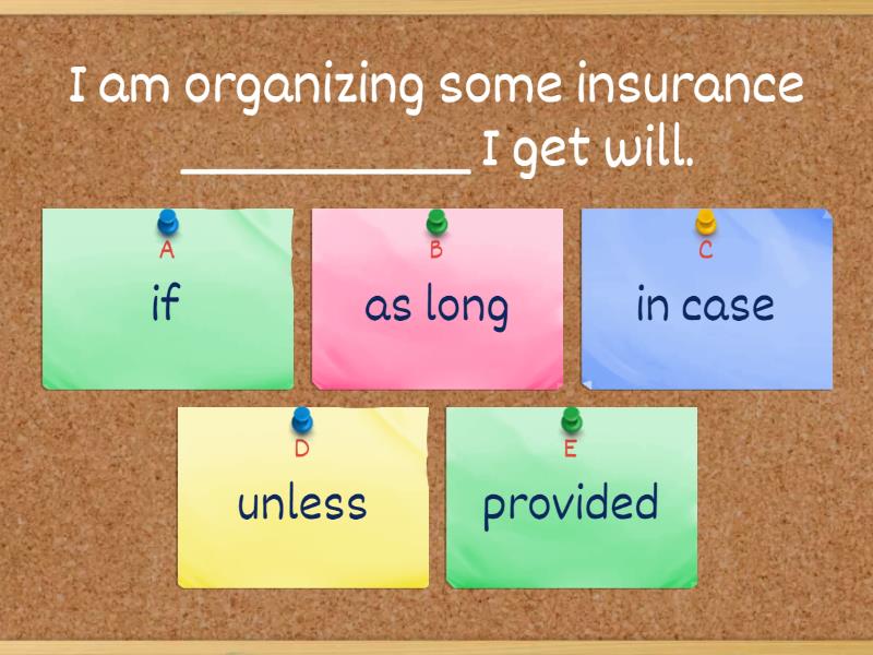 Linking words - Quiz