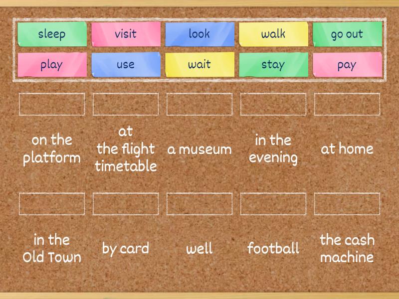 5.0 Going Places (collocations)3 - Match up