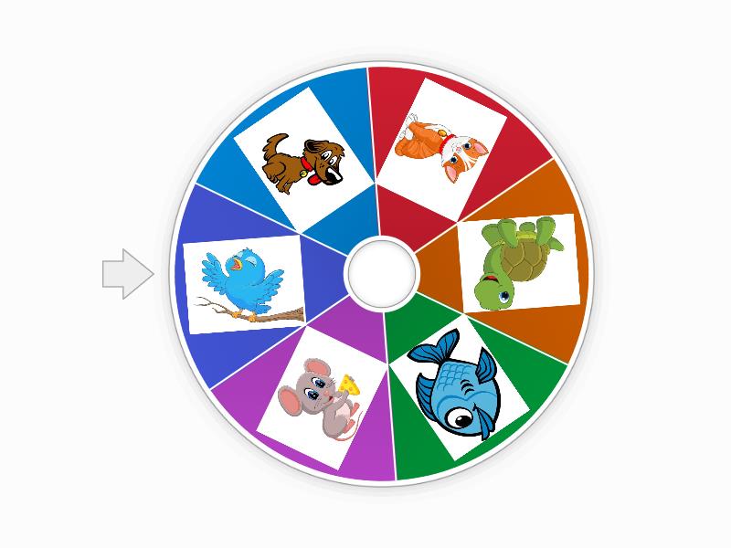 Ruleta de Animals (pets) - Spin the wheel