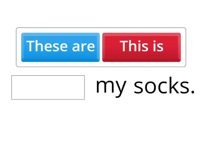 FF1 This /these- clothes - Complete the sentence