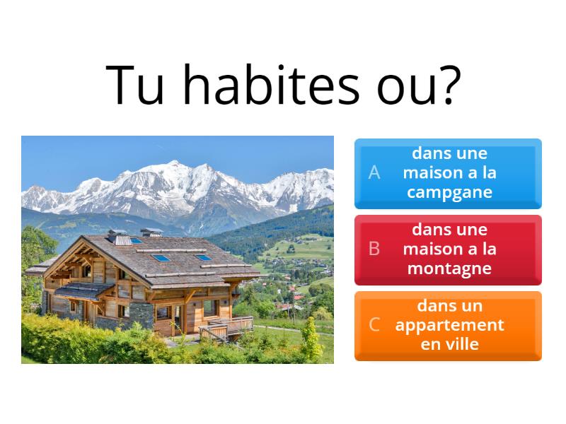 Tu habites ou? les loustics - Cuestionario