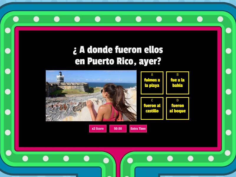 Vacaciones en Puerto Rico 2 - Gameshow quiz