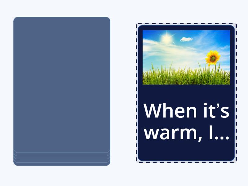 weather speaking - Speaking cards