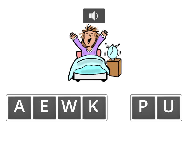 daily routine - Anagram