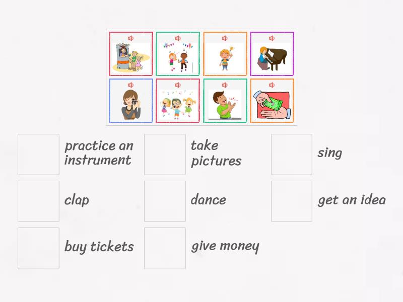 OIC GRADE 1 - Week 7+8 - Games I play - Match up