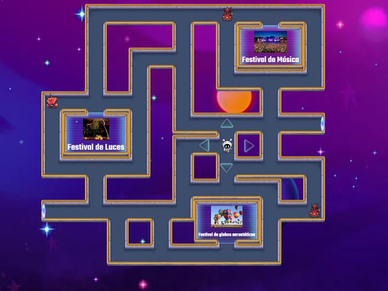 Interactivo 0°, 0', 0" - Maze chase