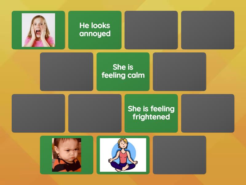 How do you feel? - Matching pairs