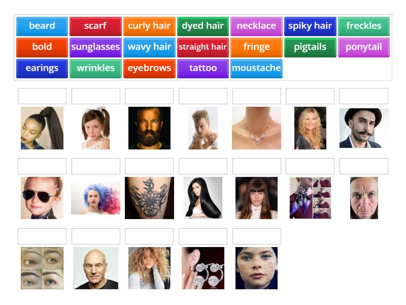 Describing people - Match up