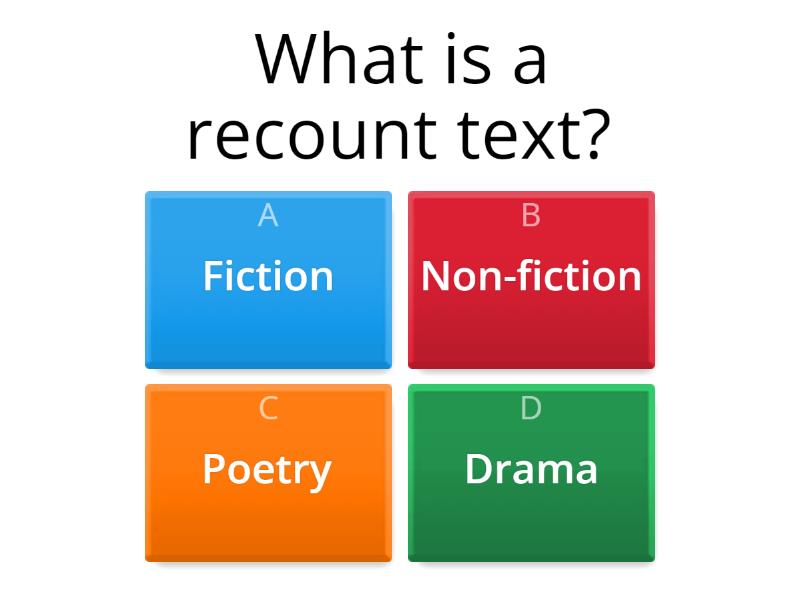 Recount Text - Quiz
