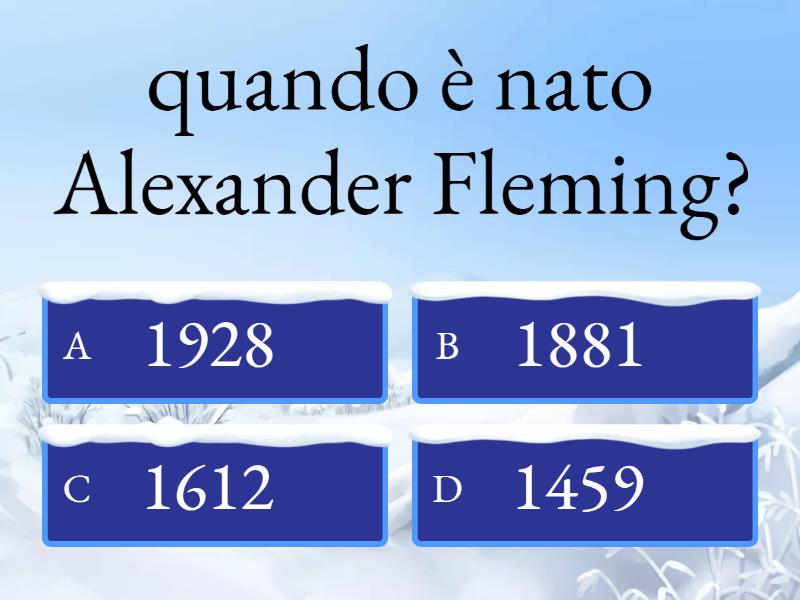 Alexander Fleming - Quiz