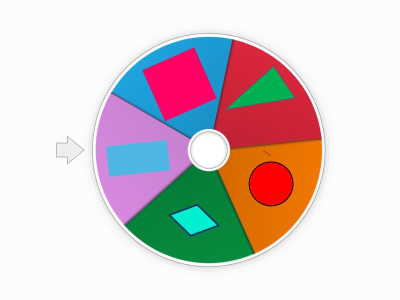2D Shape Wheel - Spin the wheel