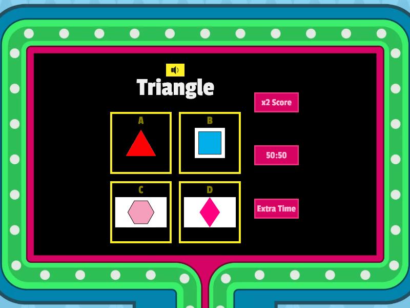 2D shapes - Gameshow quiz