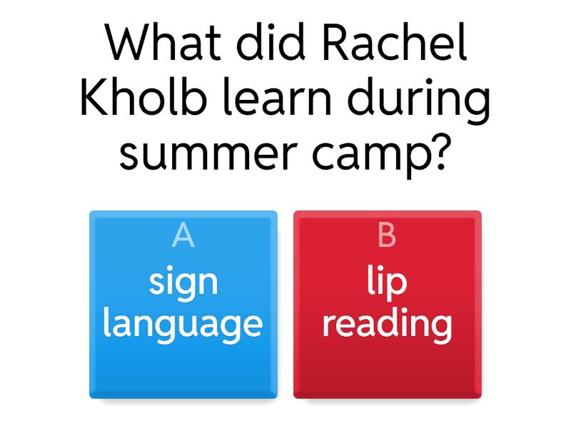 Think and answer - Cuestionario