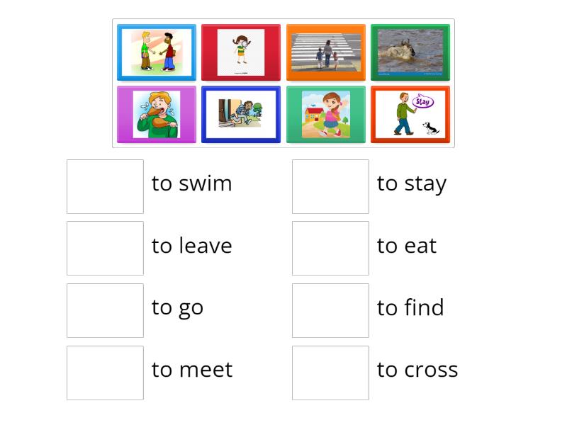 action verbs - Match up