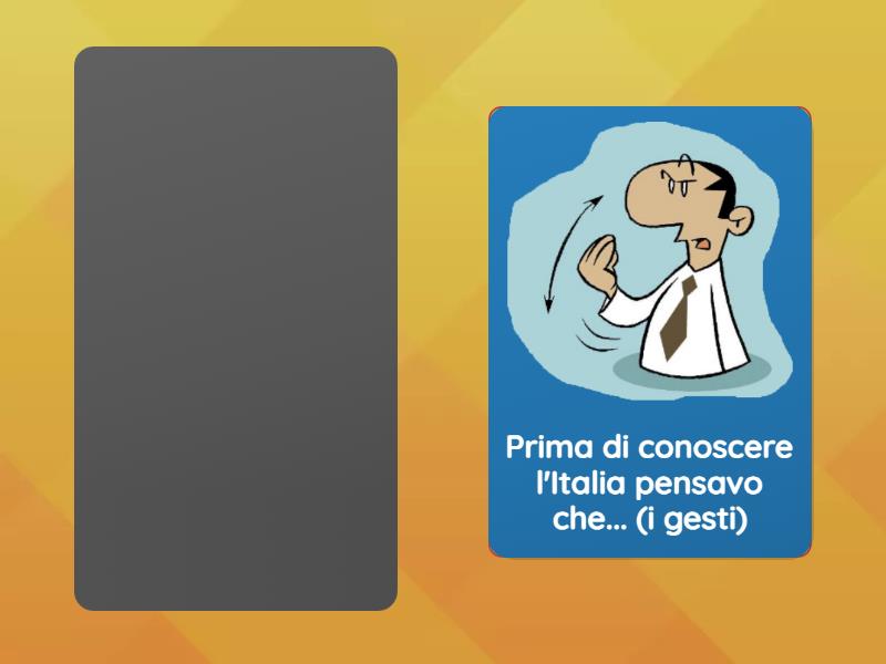 B2 - congiuntivo imperfetto - Speaking cards