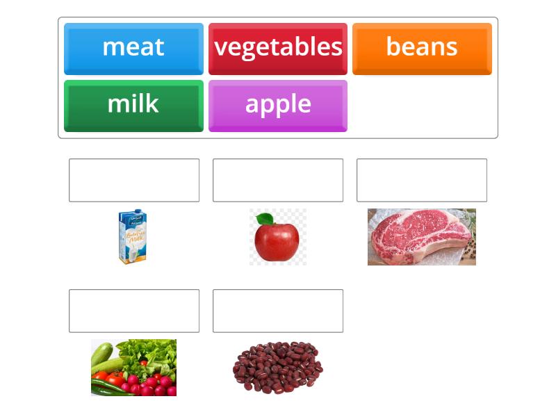 Healthy food - Match up