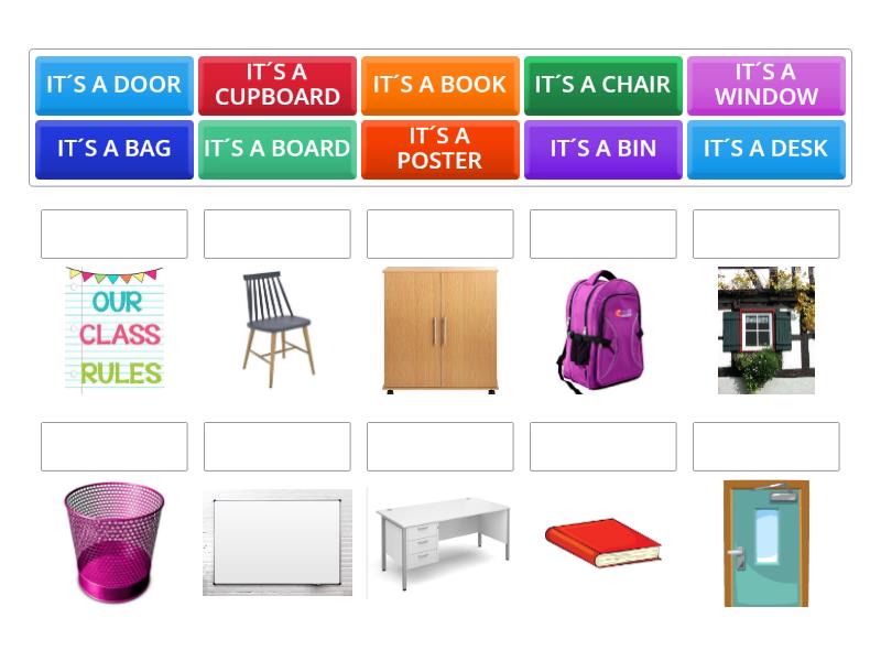 Bright Ideas 1. Unit 1. Vocabulary Matching - Match up