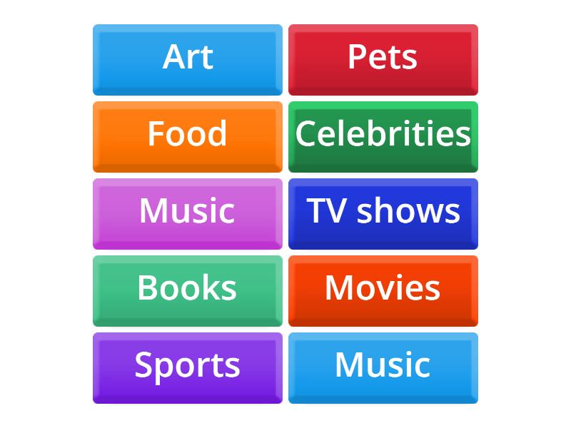 Conversation topics - Flip tiles