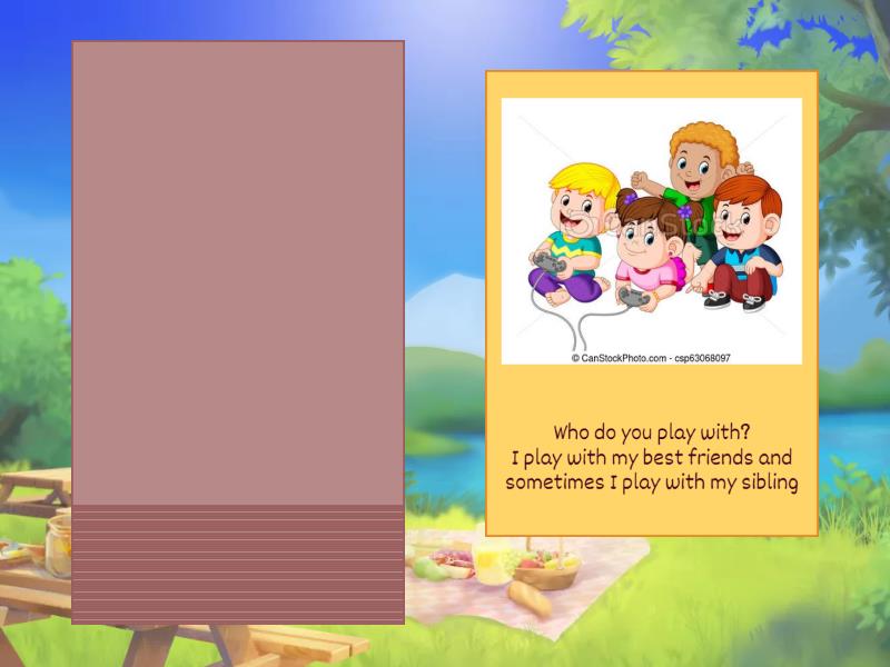 Flyers questions - Speaking cards