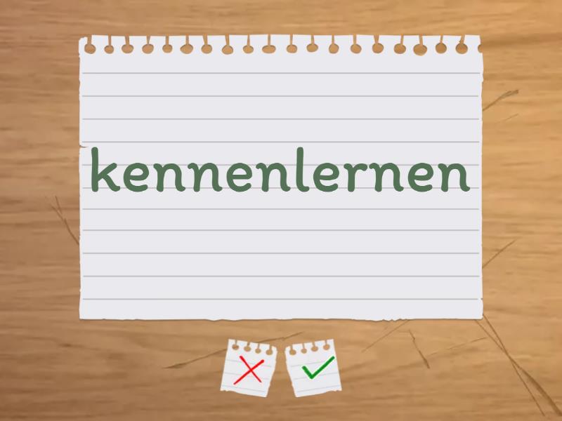 Partizip II (pagātnes divdabji) - Flash cards