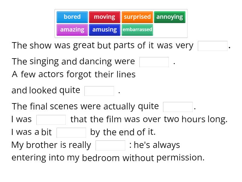 SOL Inter SB 1C - Complete the sentence