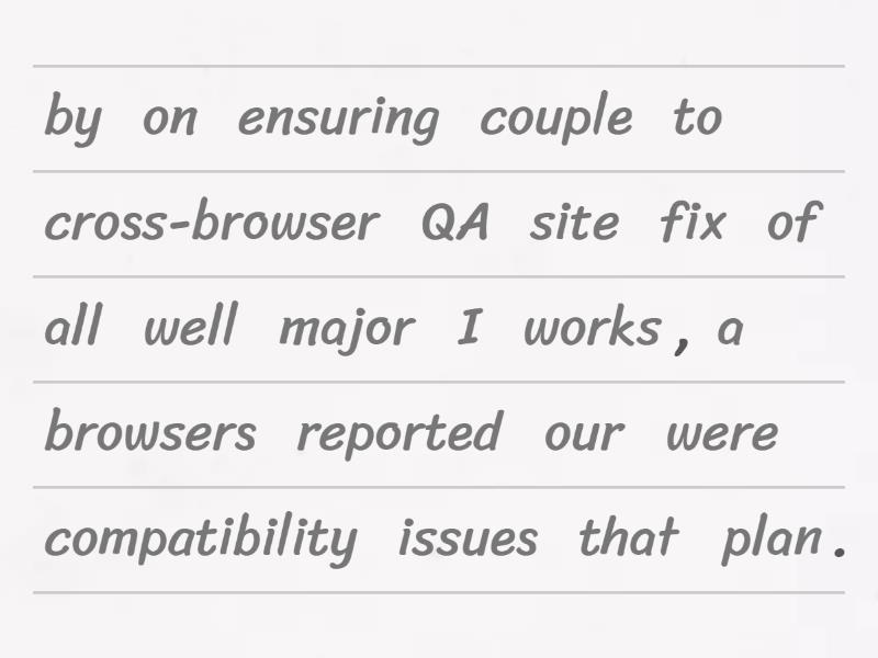 Task 2 Lesson 4 IT course - Unjumble