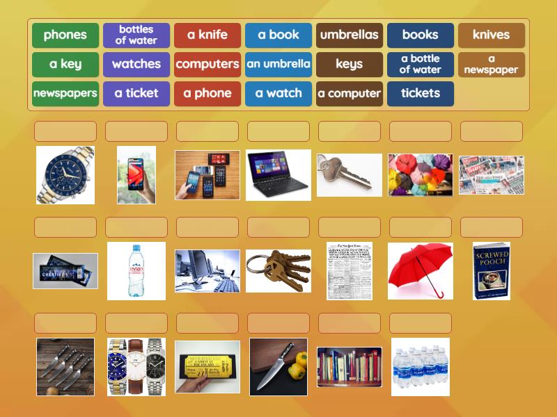 Common Objects 1 - GEC 2024 - Match up