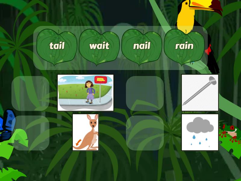 Oxford Phonics World 3 Unit 4 ai - Une las parejas