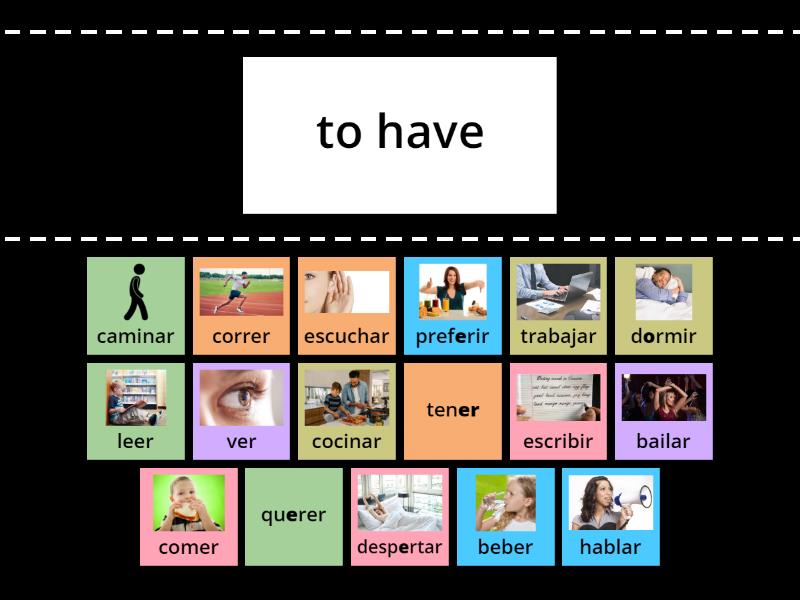 Repaso de verbos - Find the match