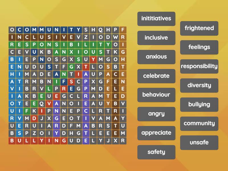 Promoting Connections - Wordsearch