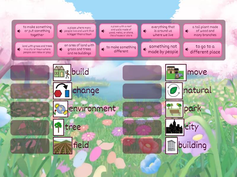 ULS Unit 7 Middle School: Changing Our Environment - Match up