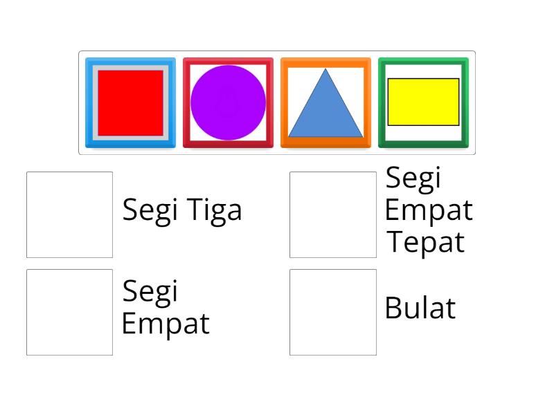 Kuiz Asas Bentuk - Match up