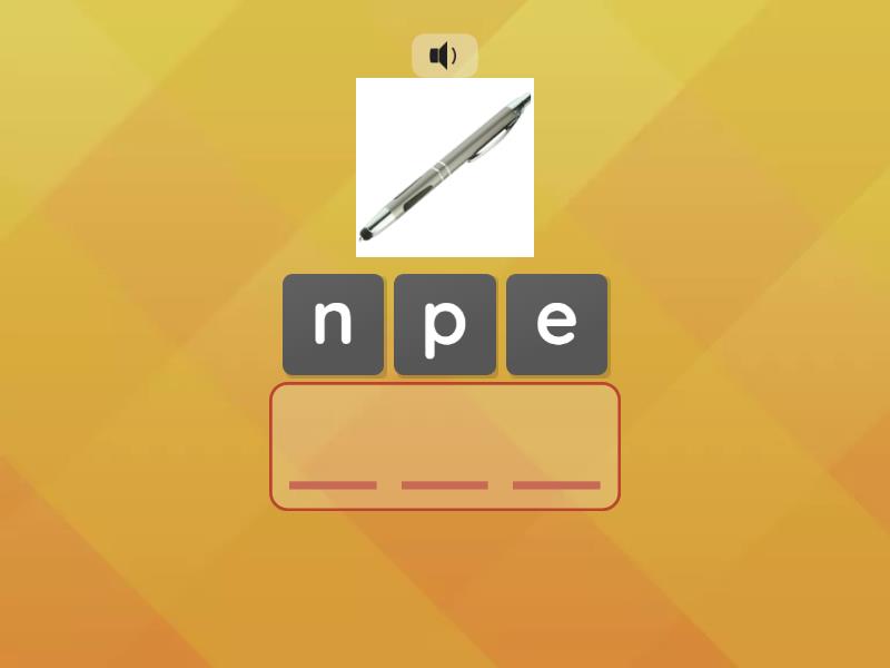 Spotlight 5 School things - Anagram