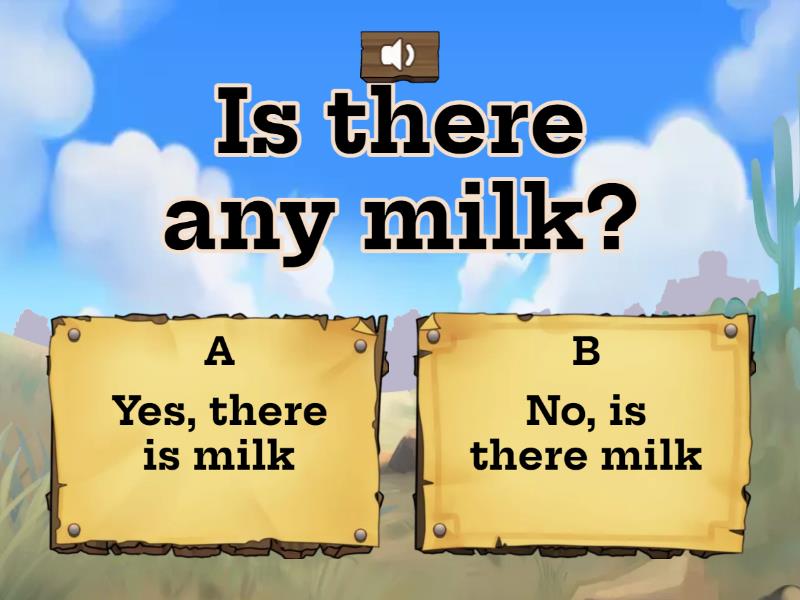 THERE IS (1) - Quiz