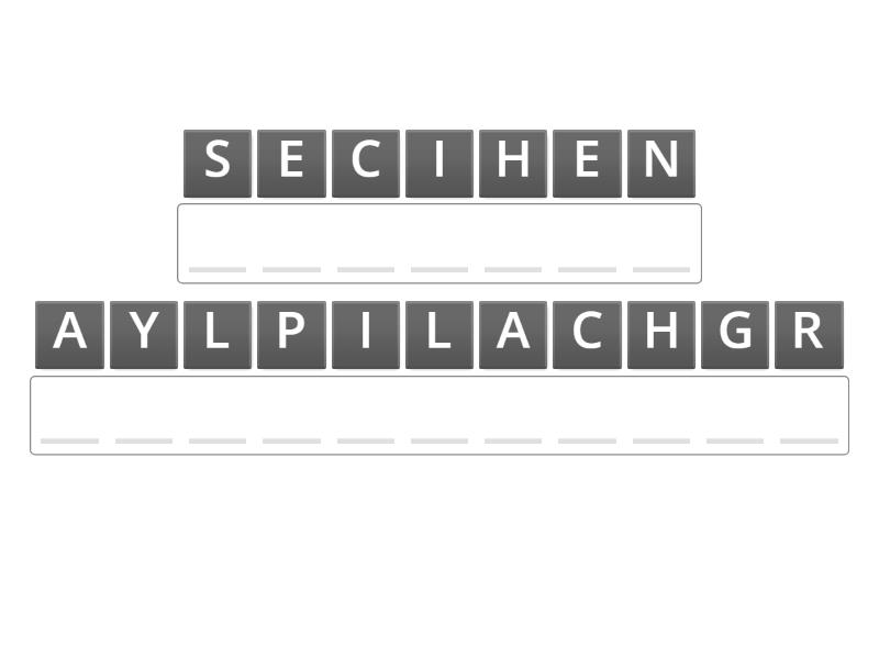 JUMBLED WORDS! - Anagrama